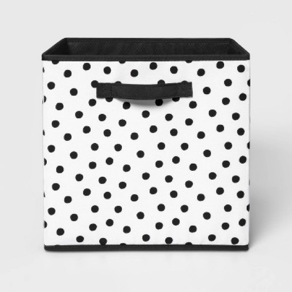 Pillowfort | Storage & Organization | New 3 Pillowfort 3 Fabric Polka Dot Storage Cube Bins ...